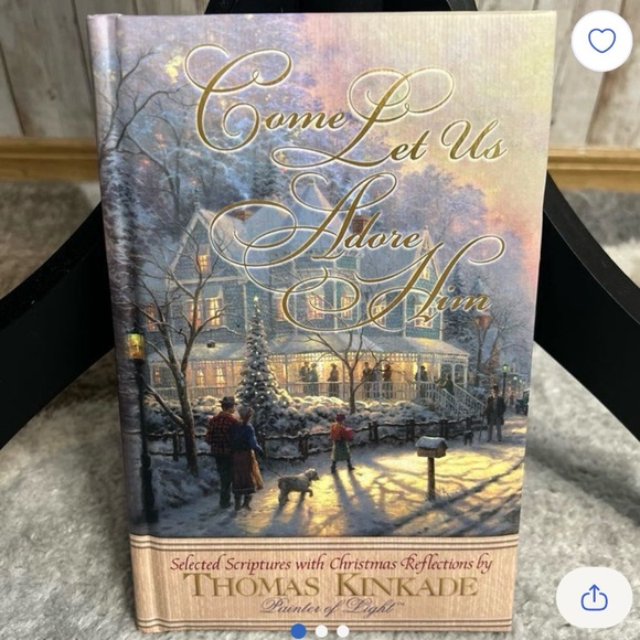 Thomas Kinkade | Accents | Thomas Kinkade Winter Wonderland Book Blue ...